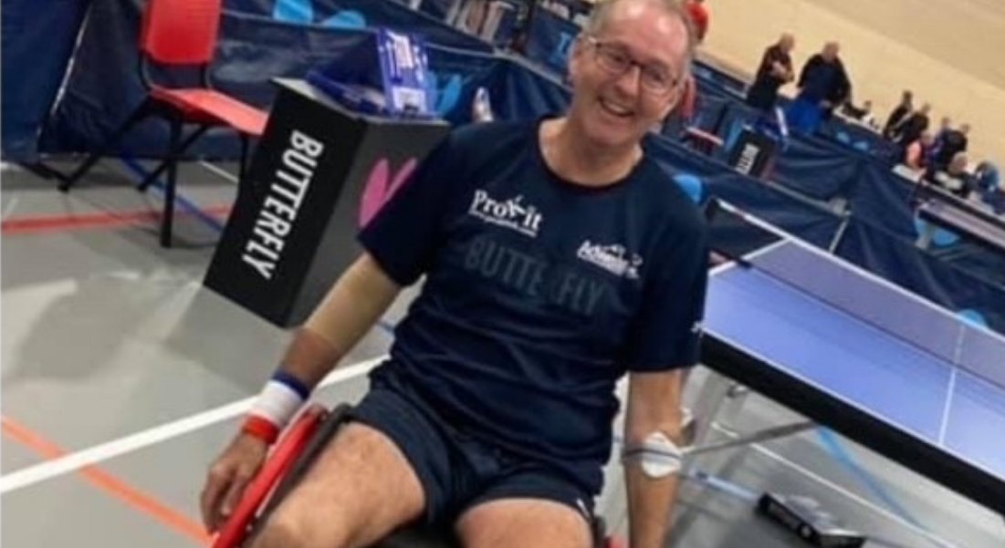 Rediscovering table tennis from a wheelchair - Energise Me